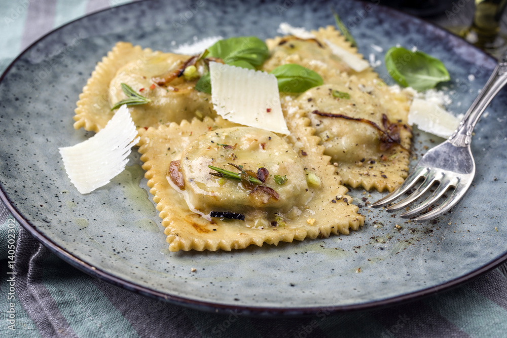 Traditional Italian Ravioli
