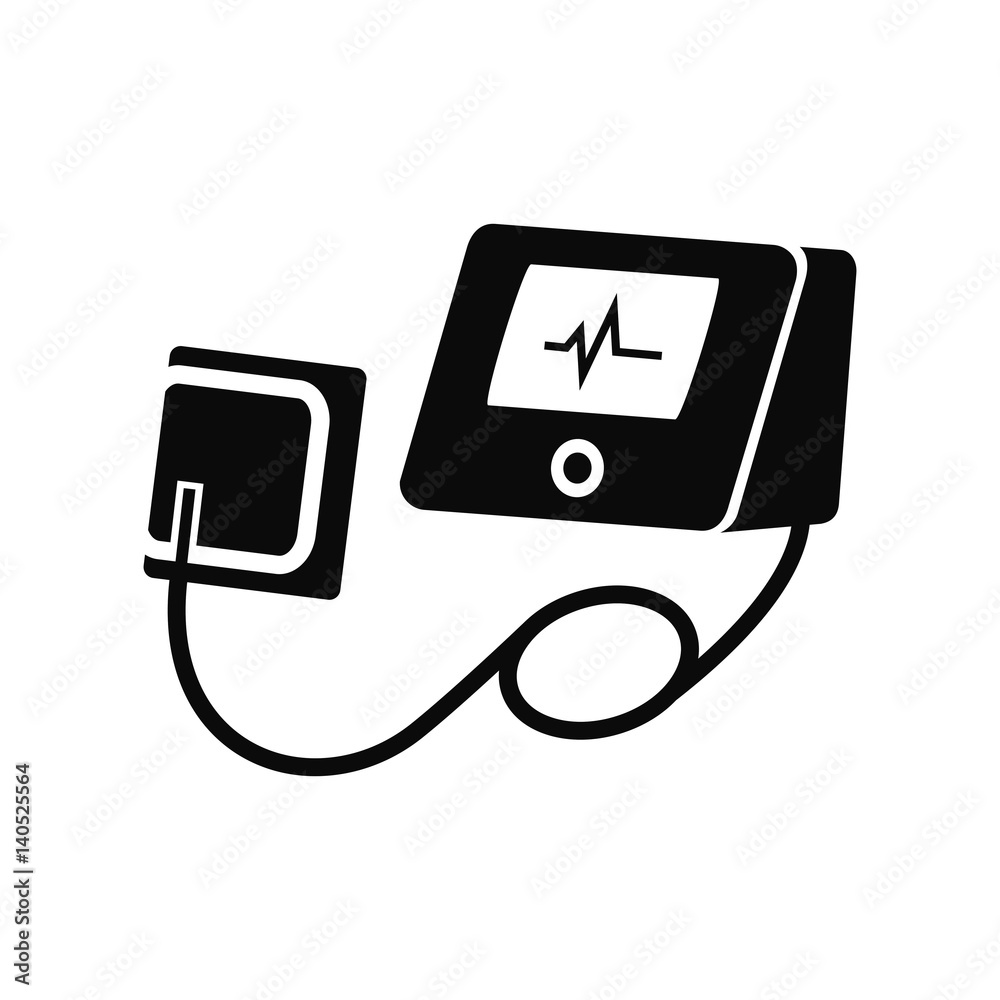 Medical device for measuring pressure vector icon Stock Vector | Adobe ...