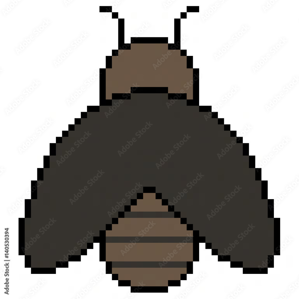 pixel art cockroach Stock Illustration | Adobe Stock