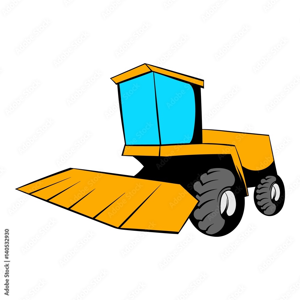 Combine icon cartoon Stock Vector | Adobe Stock