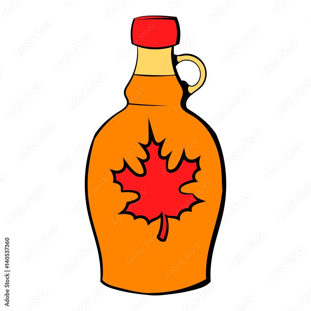 Cartoon Pancake Syrup