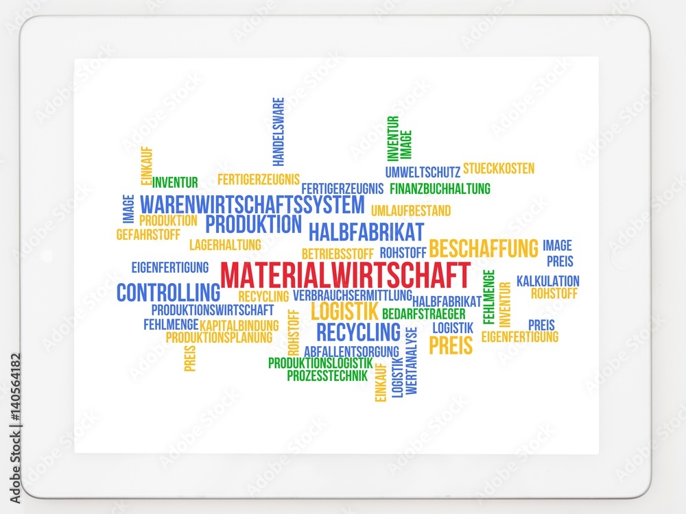 Materialwirtschaft Stock-Illustration | Adobe Stock