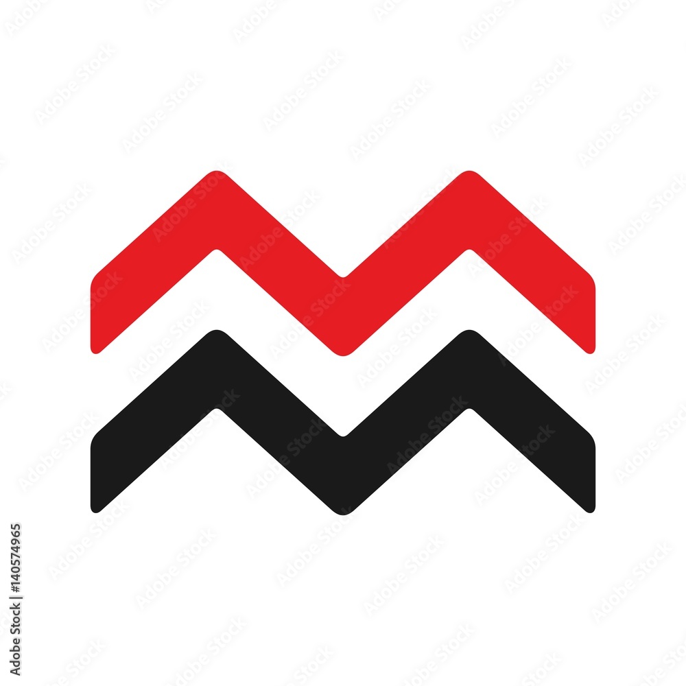 double m logotype. logo vector. Stock Vector | Adobe Stock