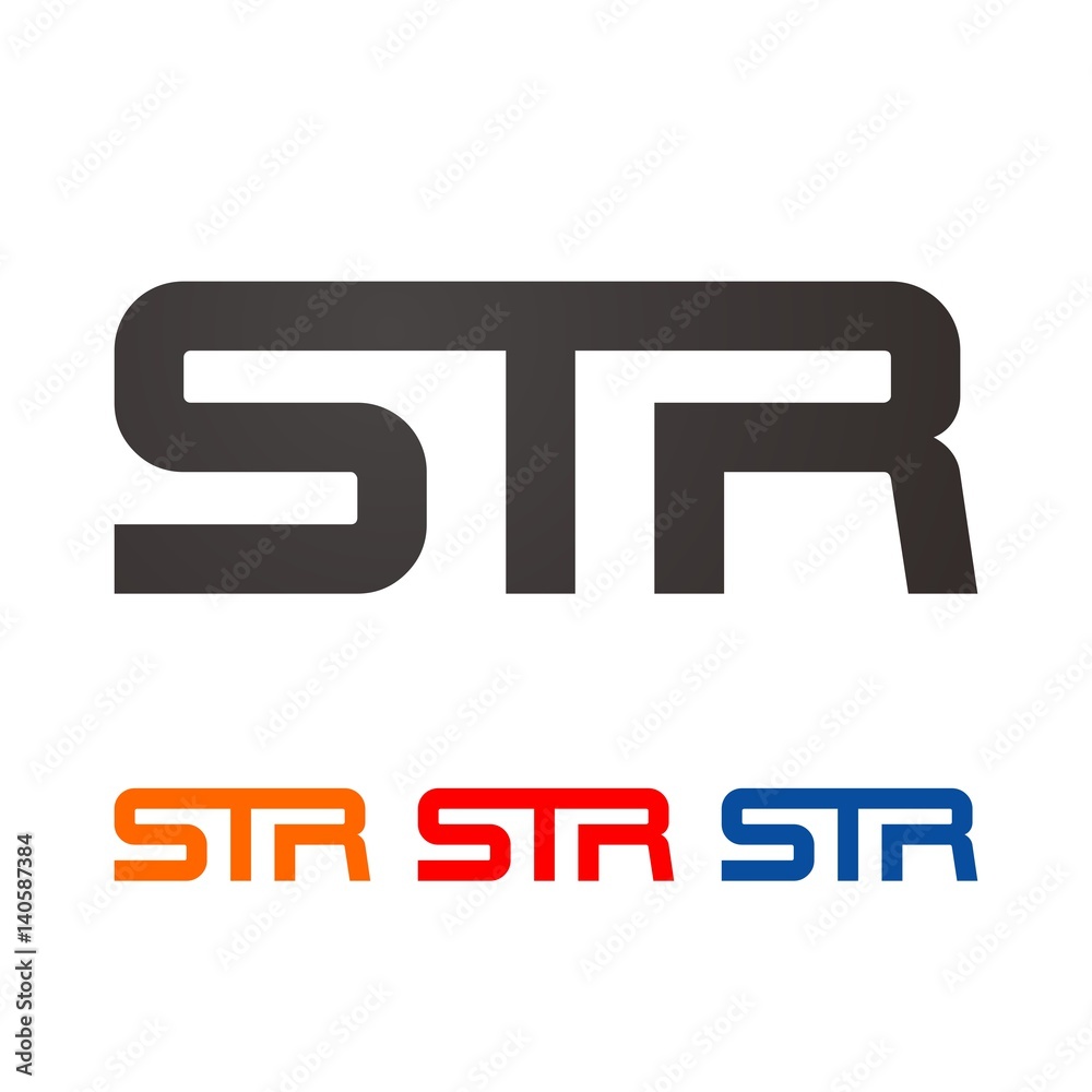 str logo Stock-Vektorgrafik | Adobe Stock