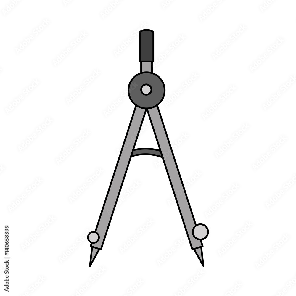 compass measuring icon image vector illustration design Stock Vector ...