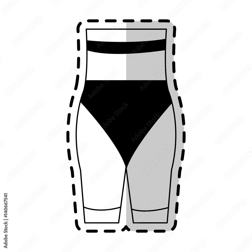 hips and waist fit body icon image vector illustration design Stock ...