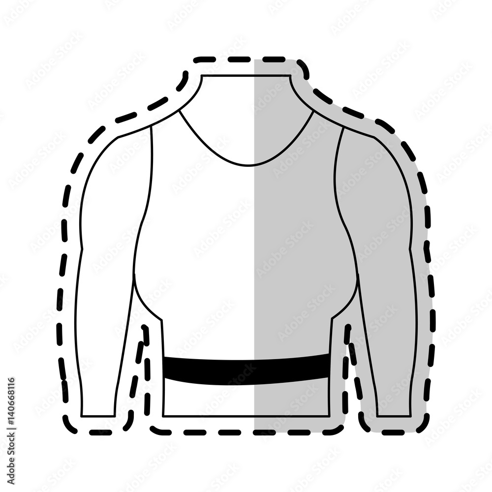 female torso fit body icon image vector illustration design Stock ...