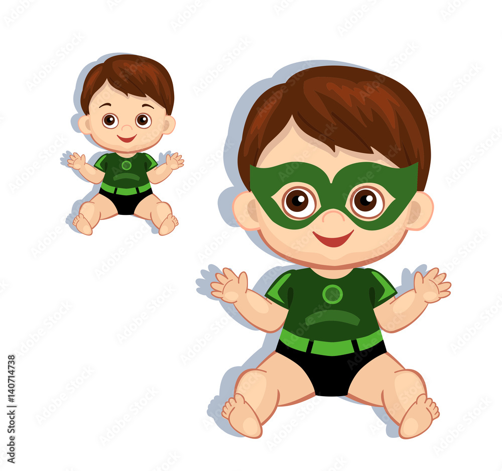Cute Baby Superheroes Cartoon