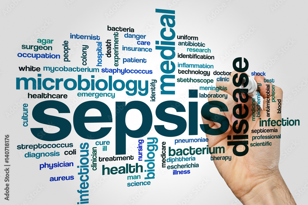 Poster Sepsis word cloud concept – Tableau | Europosters