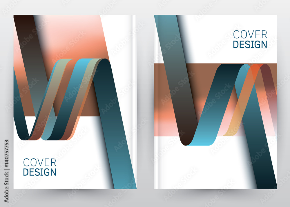 Cover Design Vector template set Brochure, Annual Report, Magazine ...