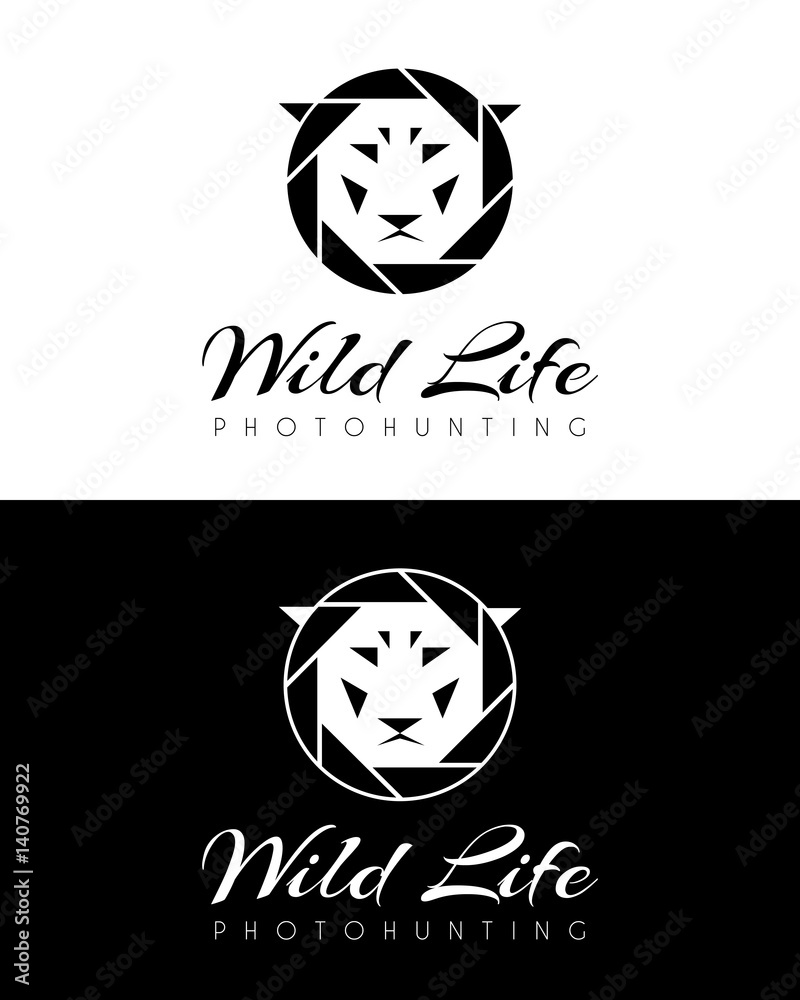wild life logo Stock Vector | Adobe Stock
