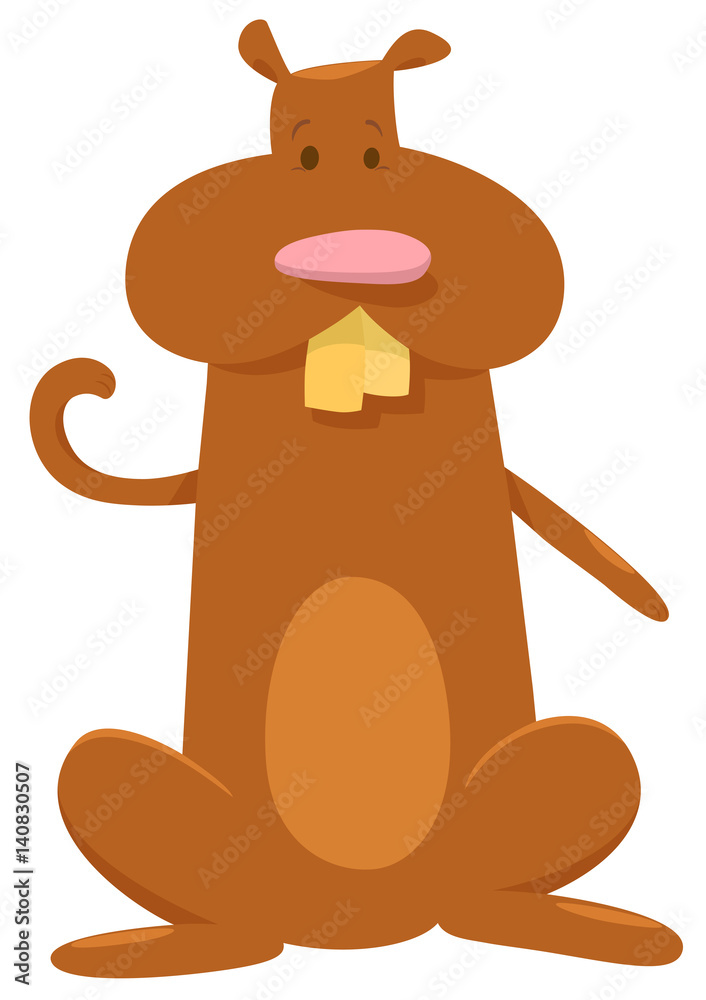 hamster cartoon character Stock Vector | Adobe Stock