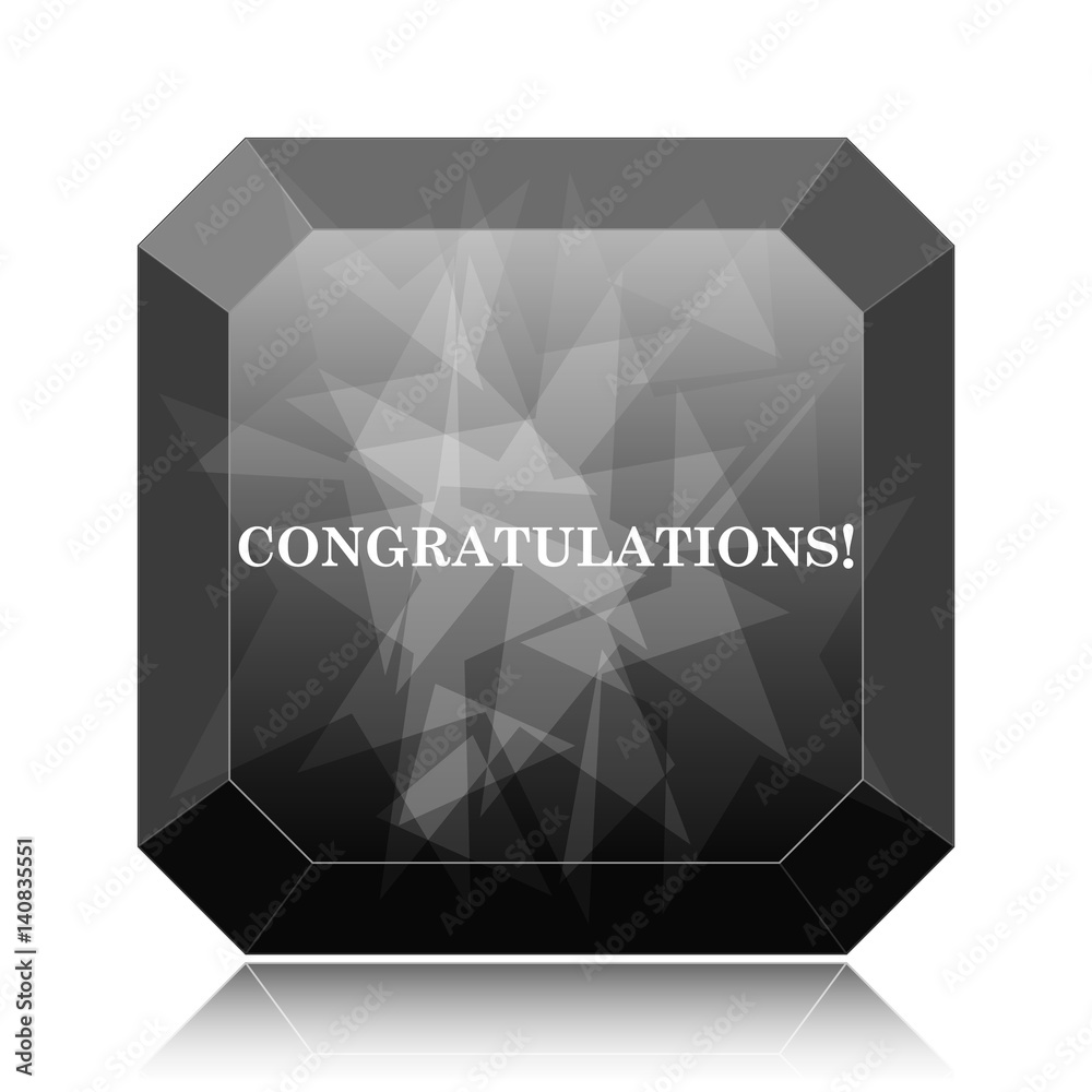 Congratulations icon Stock Illustration | Adobe Stock