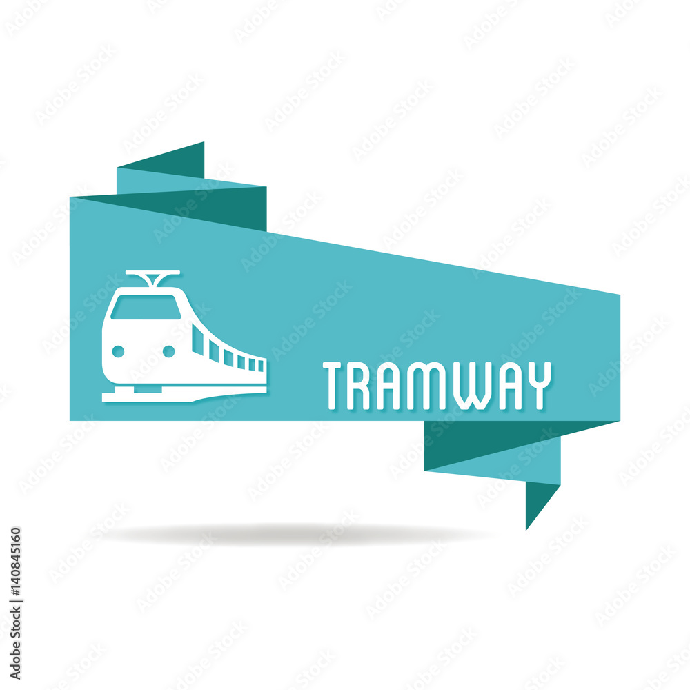 Logo tramway. Tram. Stock Vector | Adobe Stock