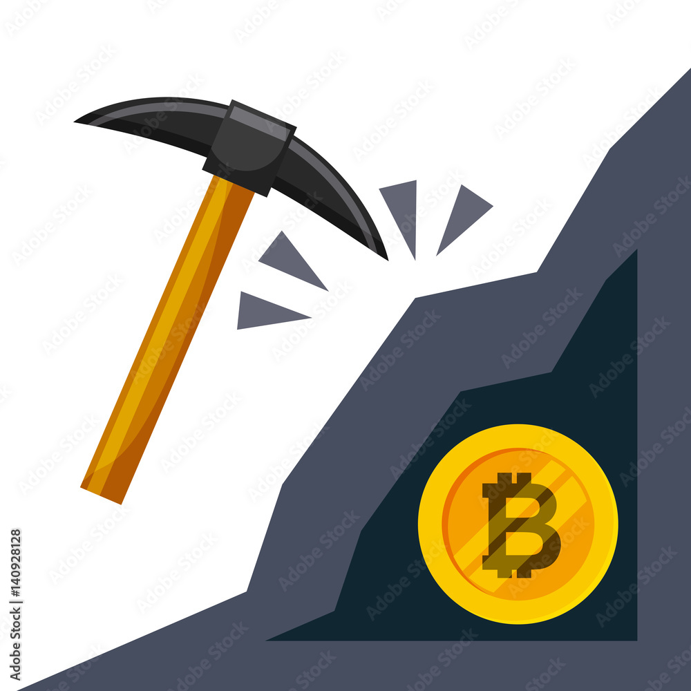 bitcoin virtual coin over white background. vector illustration Stock ... bitcoin virtual coin over white background. vector illustration Stock ...