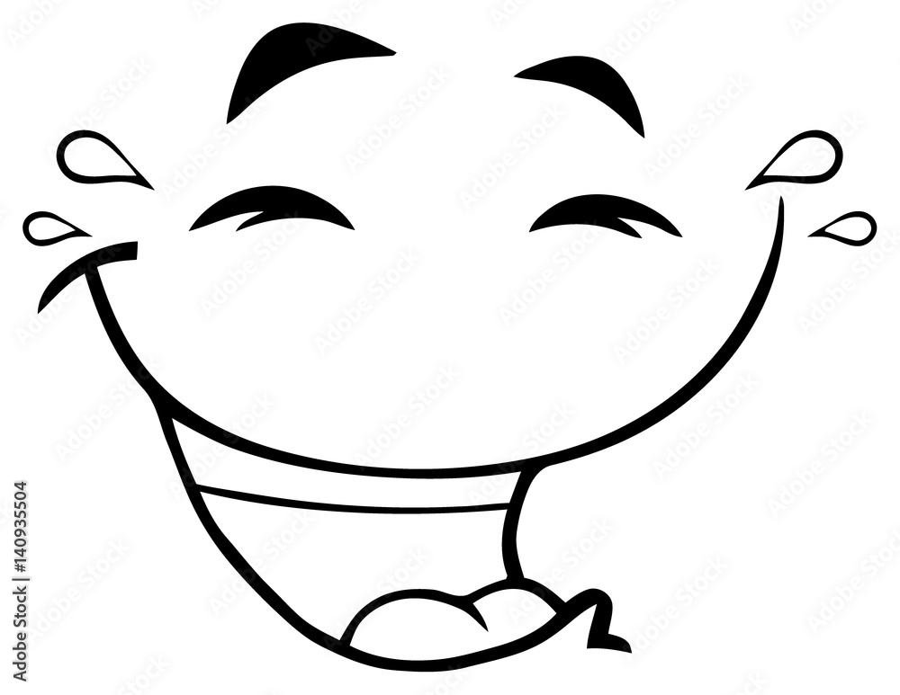 Silly Smiley Faces Black And White