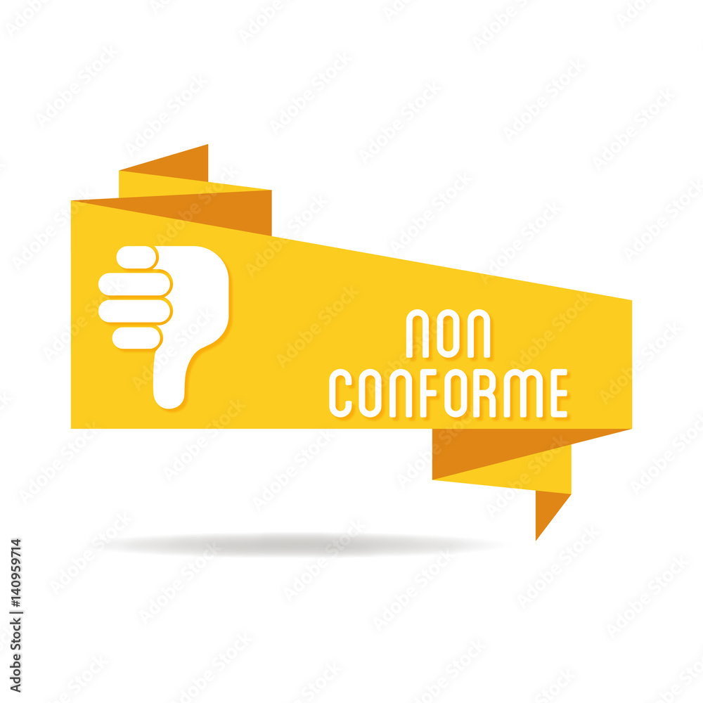 Vecteur Stock Logo non conforme. | Adobe Stock