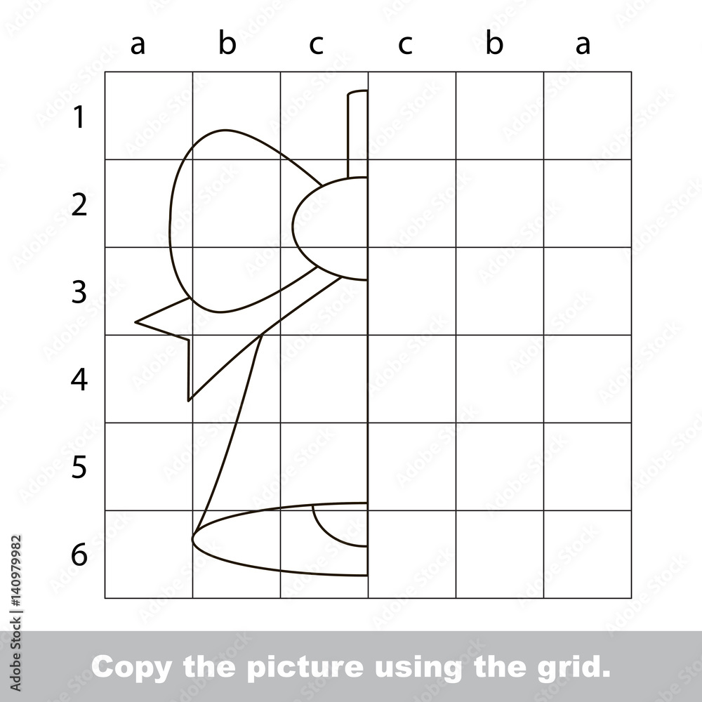 Drawing tutorial for kids. Stock Vector | Adobe Stock