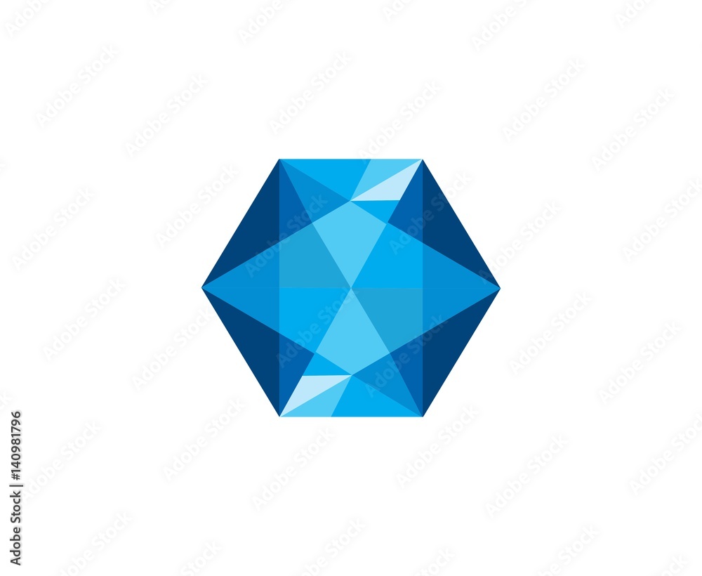 Gem logo Stock Vector | Adobe Stock