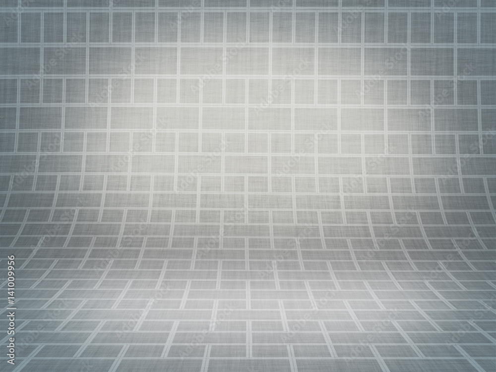 Curved white rectangle shape on gray fabric texture Stock Illustration ...