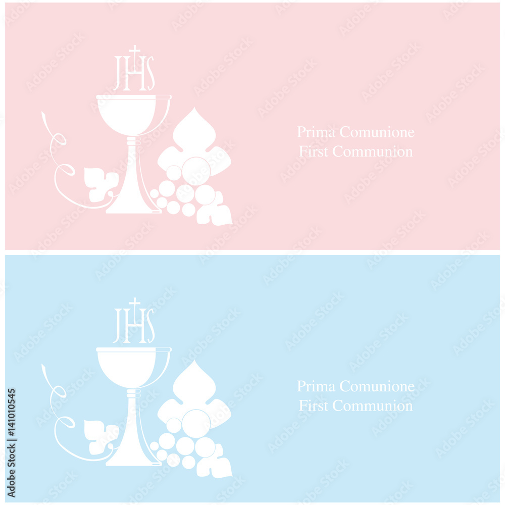 Simbolo per la prima comunione Stock Vector | Adobe Stock