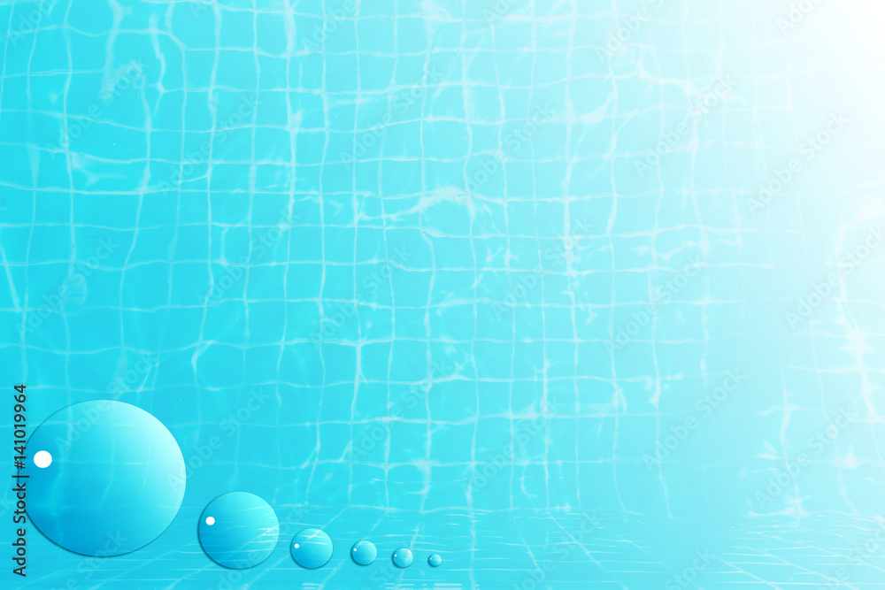 Abstract water drop over water texture background Stock Illustration ...