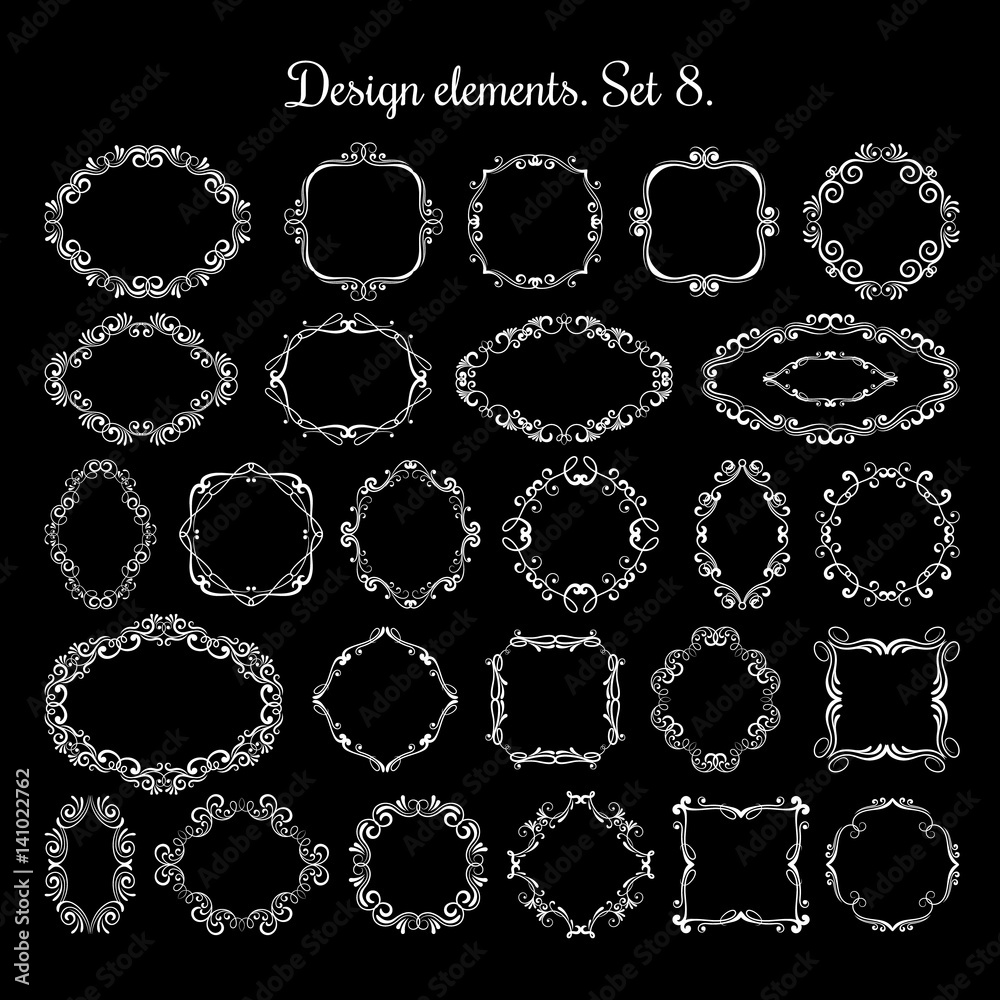 Simple Victorian Border Vector