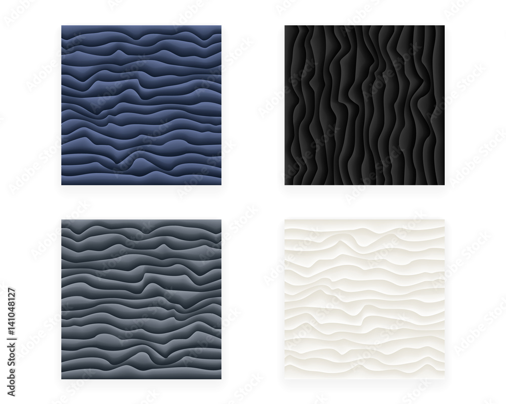 Seamless Scale Abstract Design Geometric Patterns Set Design Template ...