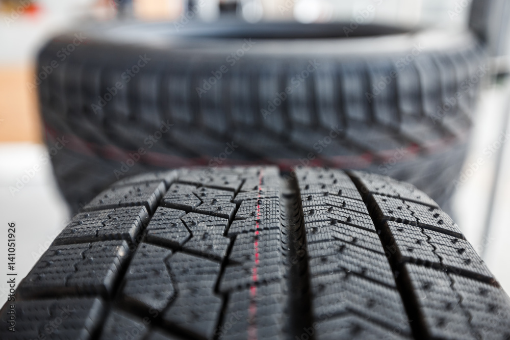 New automobile tire for use on passenger cars of small and middle class ...