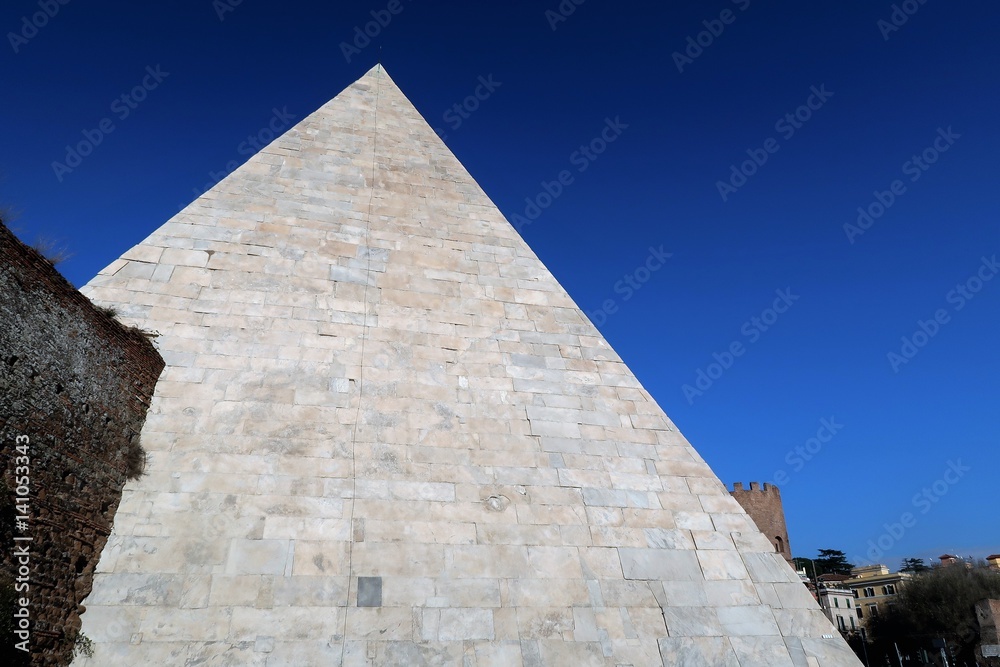 Pyramide romaine Stock Photo | Adobe Stock