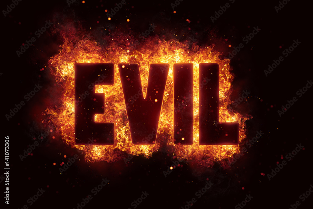 evil Fire Satanic sign gothic style evil esoteric Stock Illustration ...