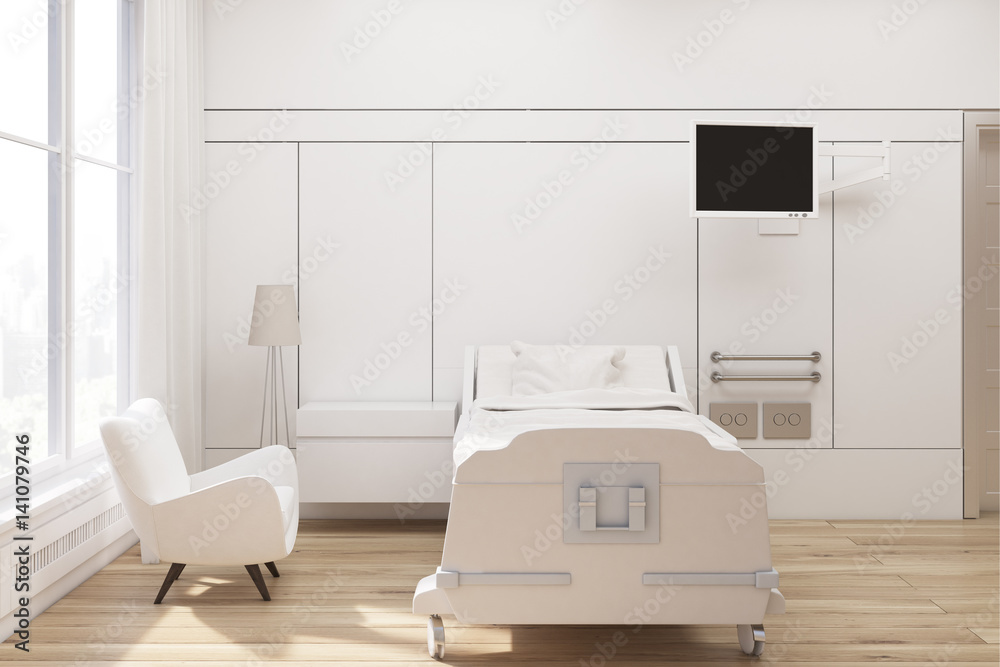 Front view of a hospital ward Stock Illustration | Adobe Stock