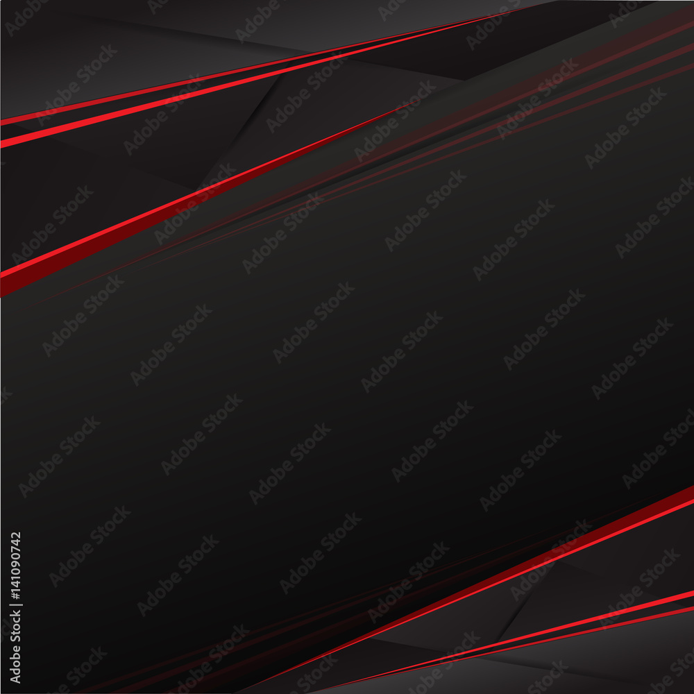 Black and Red abstract background vector Stock Vector | Adobe Stock