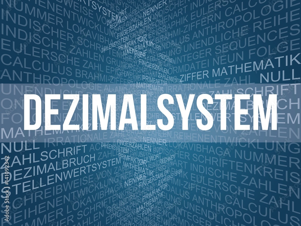 Dezimalsystem Stock Illustration | Adobe Stock