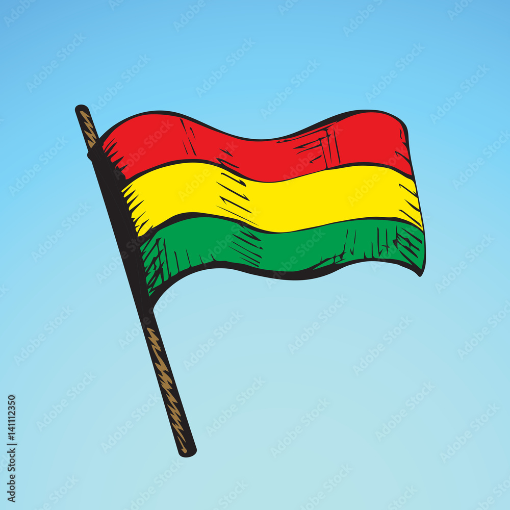 Flag. Vector drawing Stock-Vektorgrafik | Adobe Stock