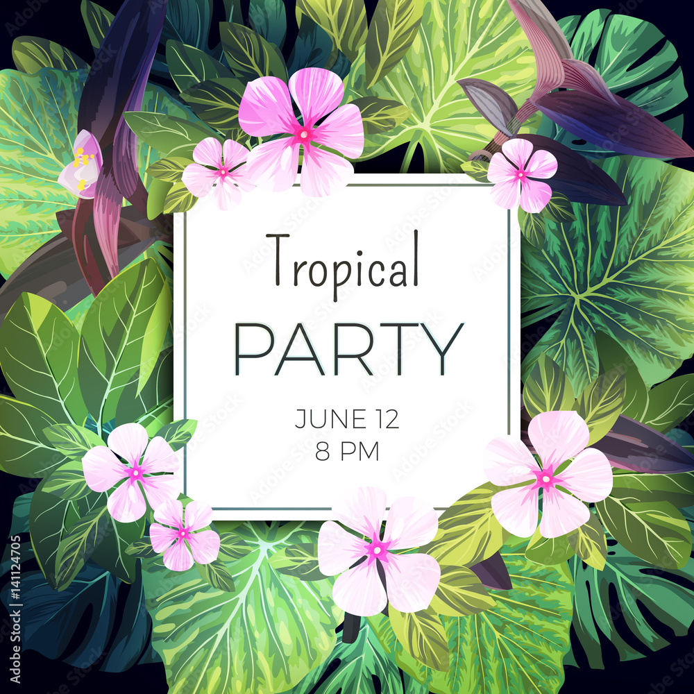 Tropical Party Background