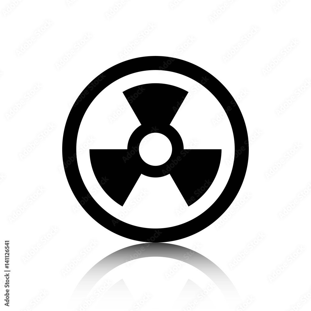 radioactive icon stock vector illustration flat design Stock ...