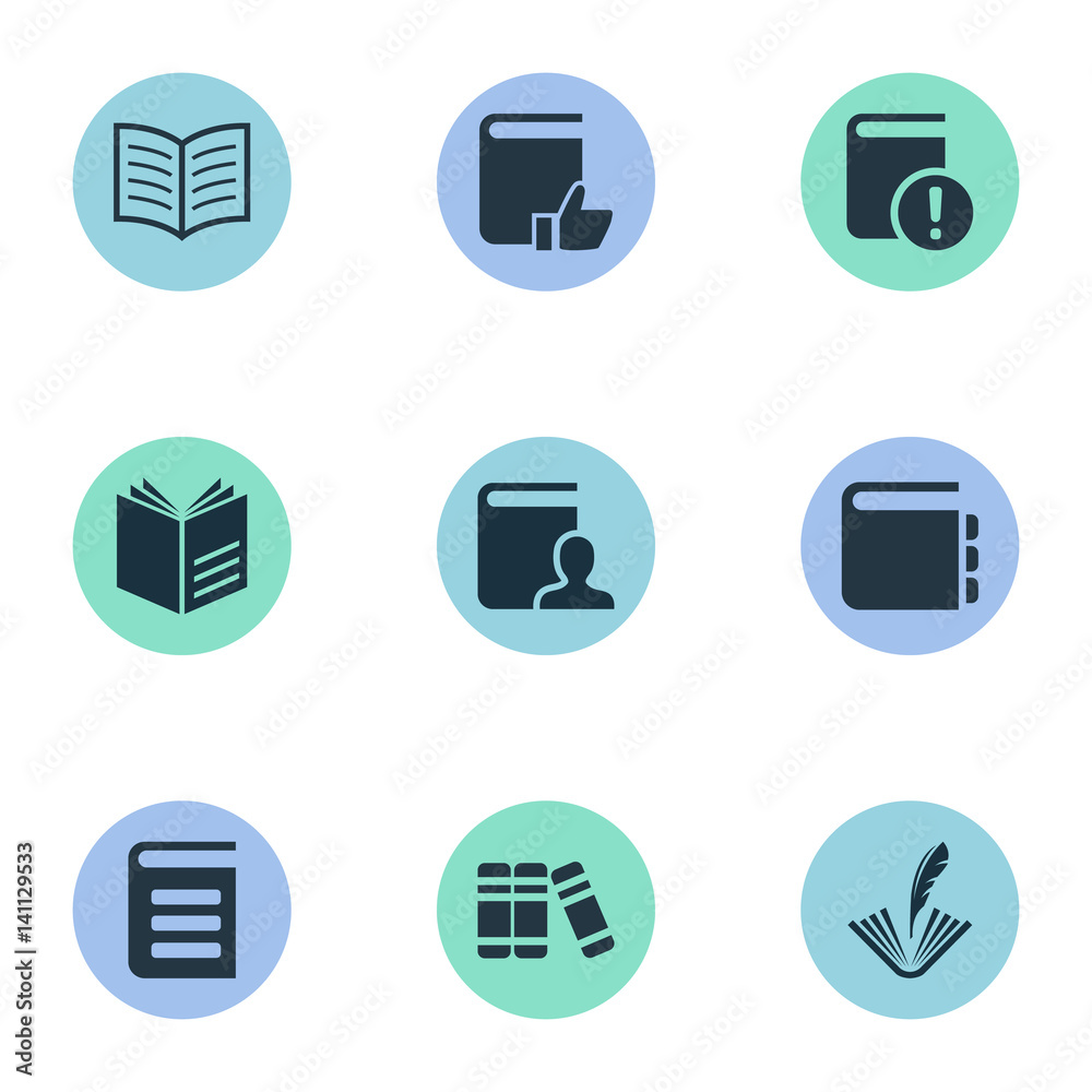 Vector Illustration Set Of Simple Knowledge Icons. Elements Important ...