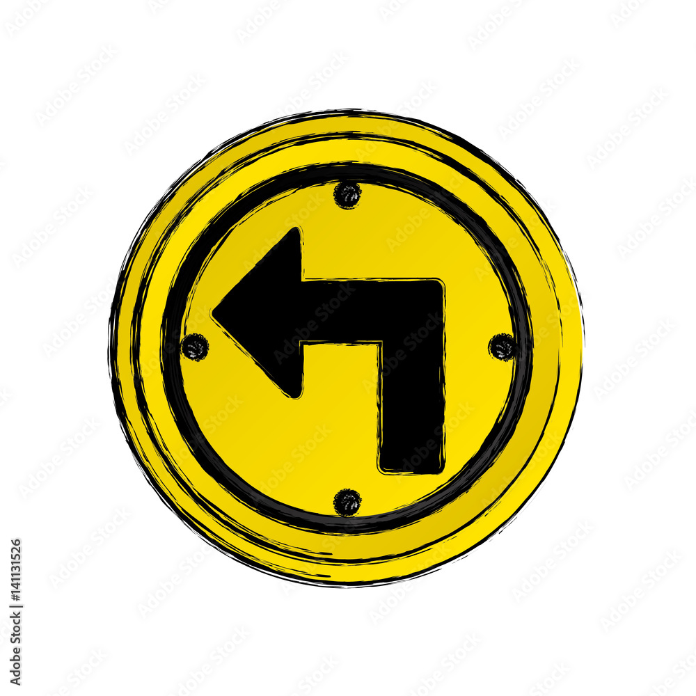 round notices sign icon, vector illustration design Stock Vector ...