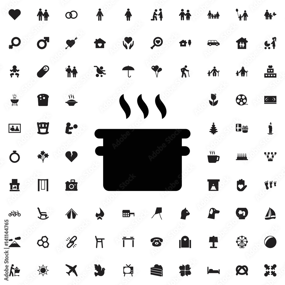 Pan icon illustration Stock Vector | Adobe Stock