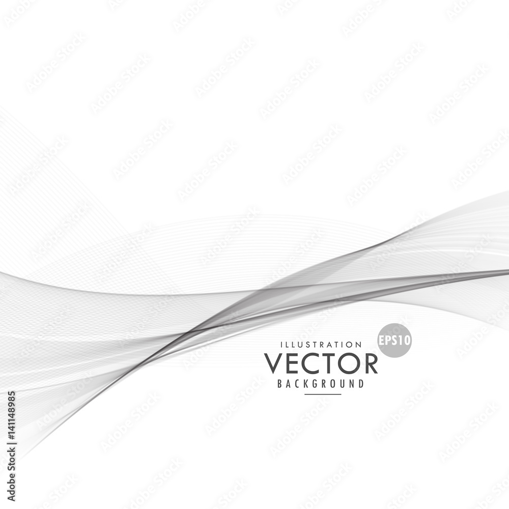 elegant gray wave background design background Stock Vector | Adobe Stock