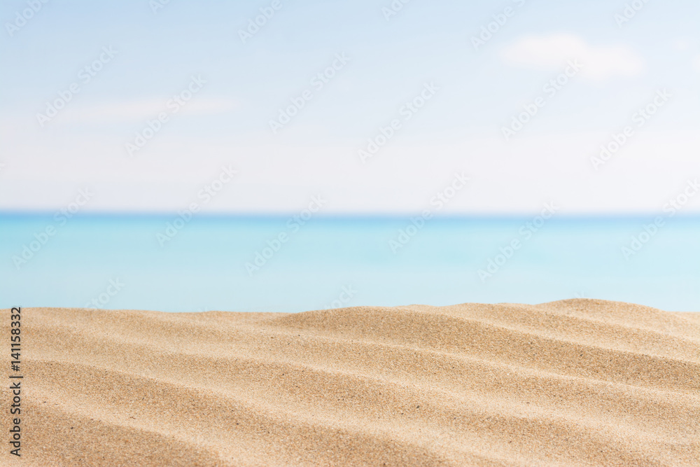 sea and sand on the beach, summer background Stock Photo | Adobe Stock