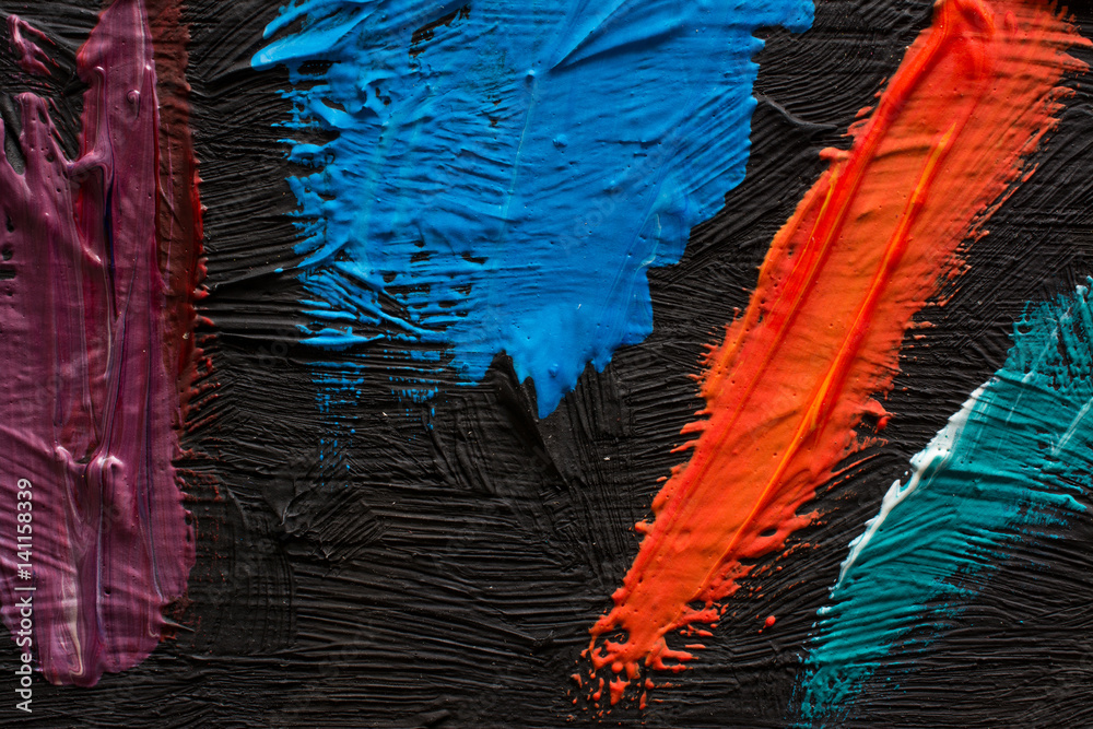 Abstract painting background. Wallpaper for a painter exhibition or ...