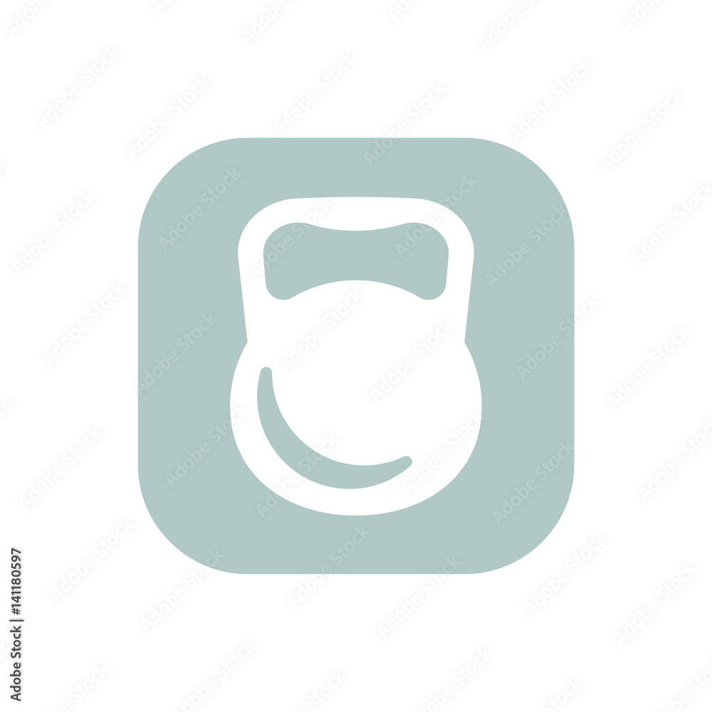 weight icon isolated vector sign symbol. Sports Equipment elements ...