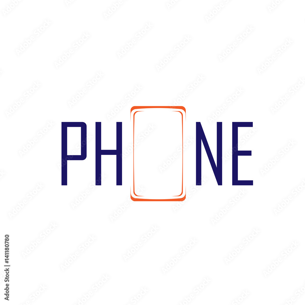 Phone symbol and logo Stock Vector | Adobe Stock