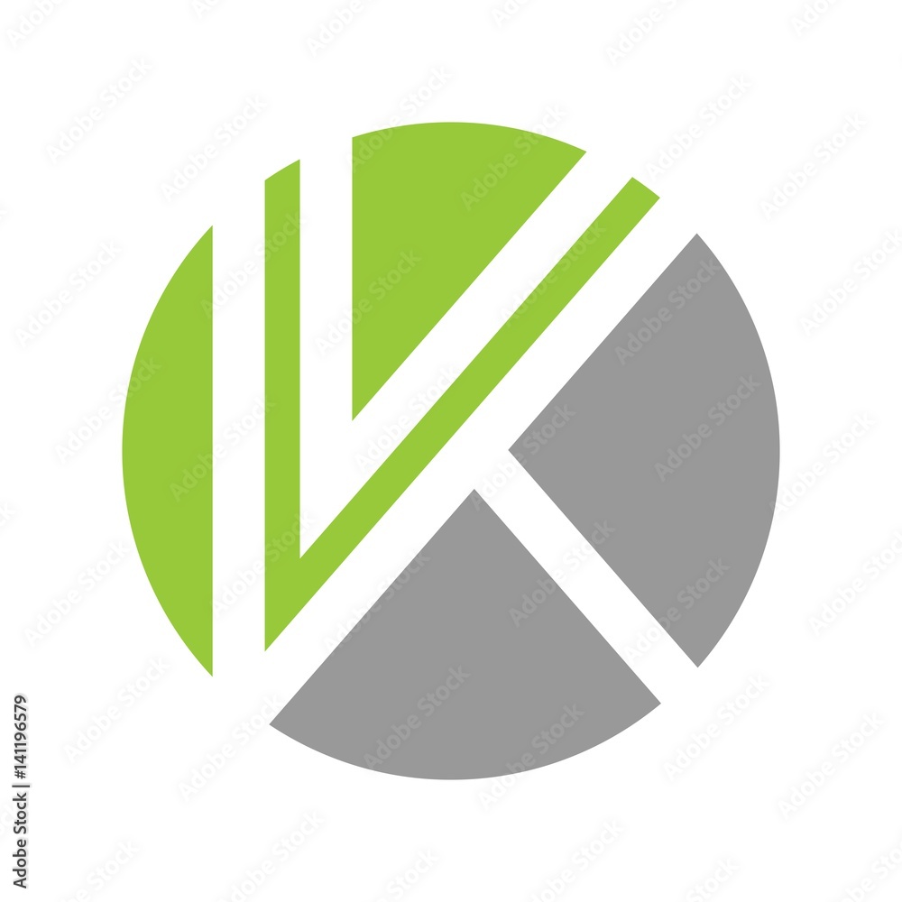letter k and v logo vector Stock Vector | Adobe Stock