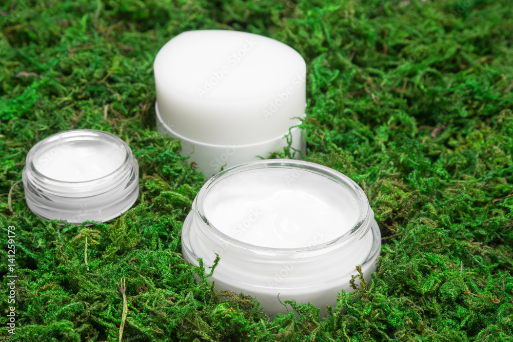 Vegan cosmetics with components of plant origin Stock Photo | Adobe Stock