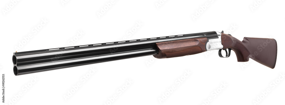 Classic hunting rifle isolated on white background Stock Photo | Adobe ...