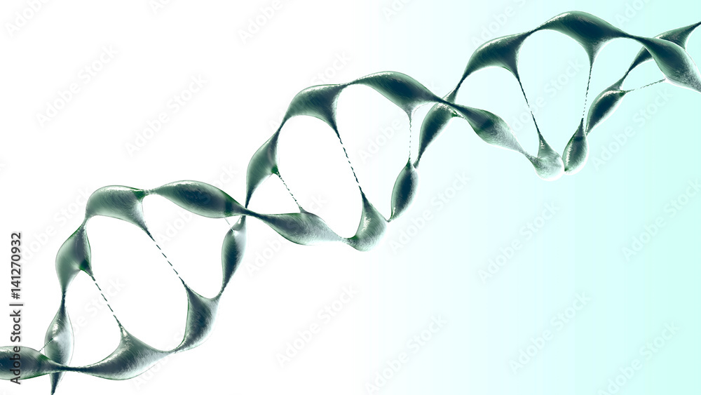 DNA molecular structure model Stock Illustration | Adobe Stock