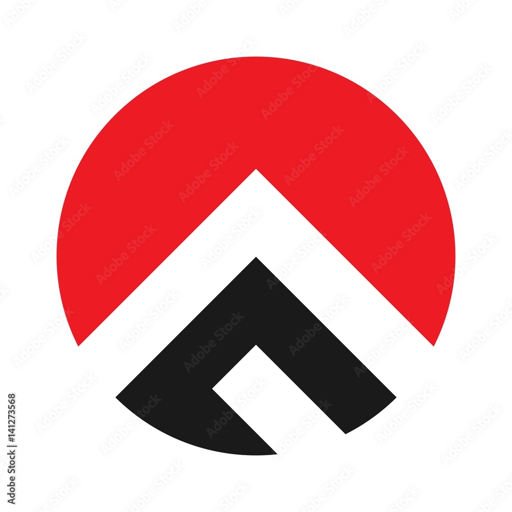 letter F and a logo vector. Stock Vector | Adobe Stock